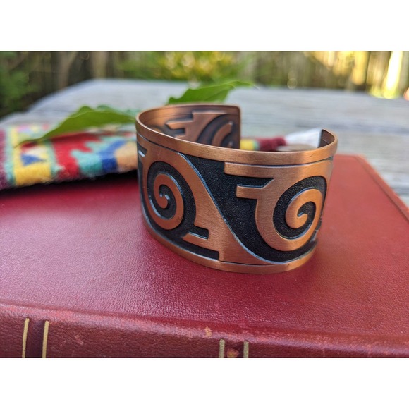 Bell Trading Post | Jewelry | Vintage Bell Trading Copper Cuff Bracelet ...